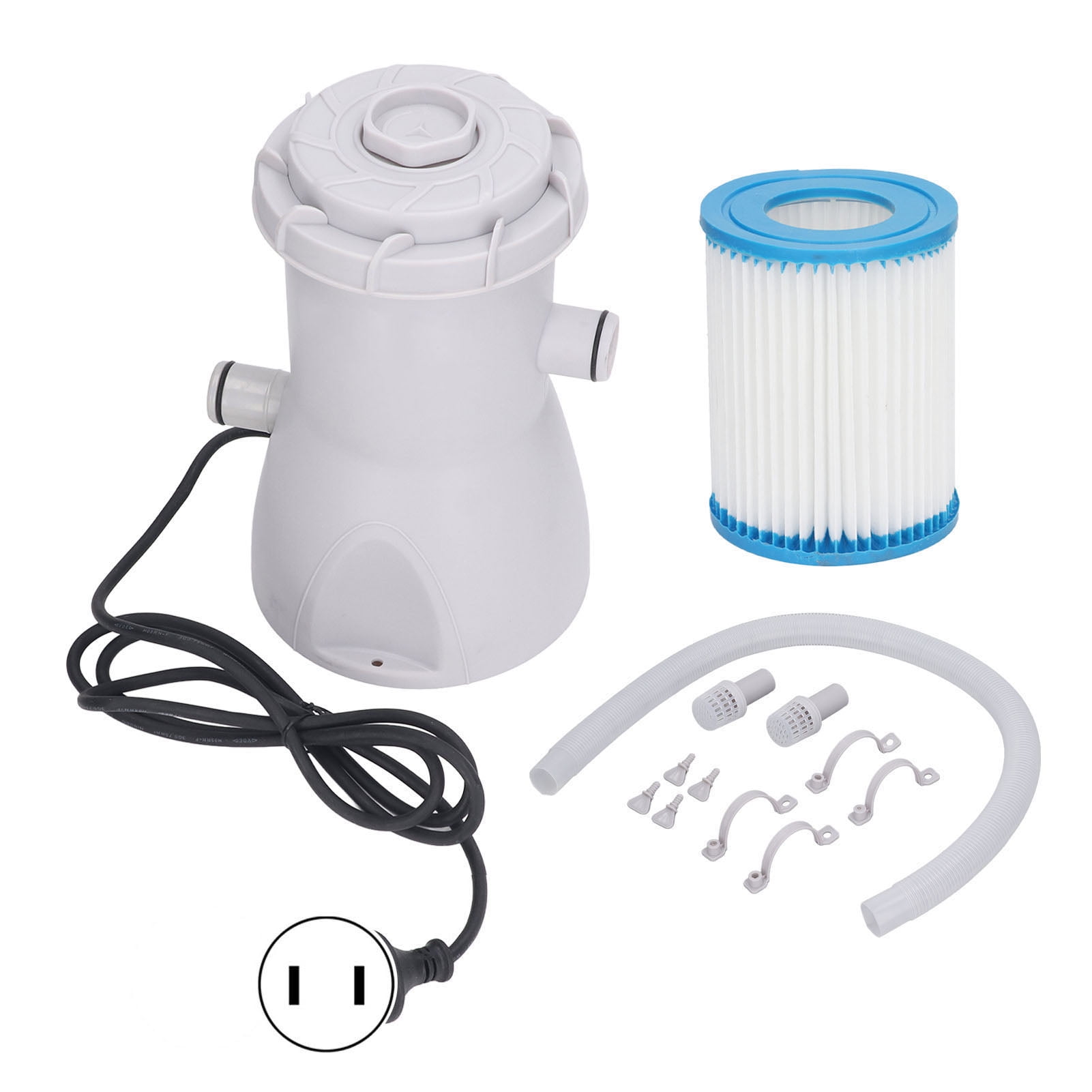 Pool Filter Pump 30W 800GAL Waterproof Low Noise Swimming Pool ...