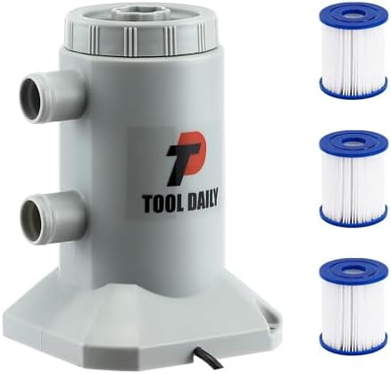 Pool Filter Pump for Above Ground Swimming Pools, Small Pool Pump and ...