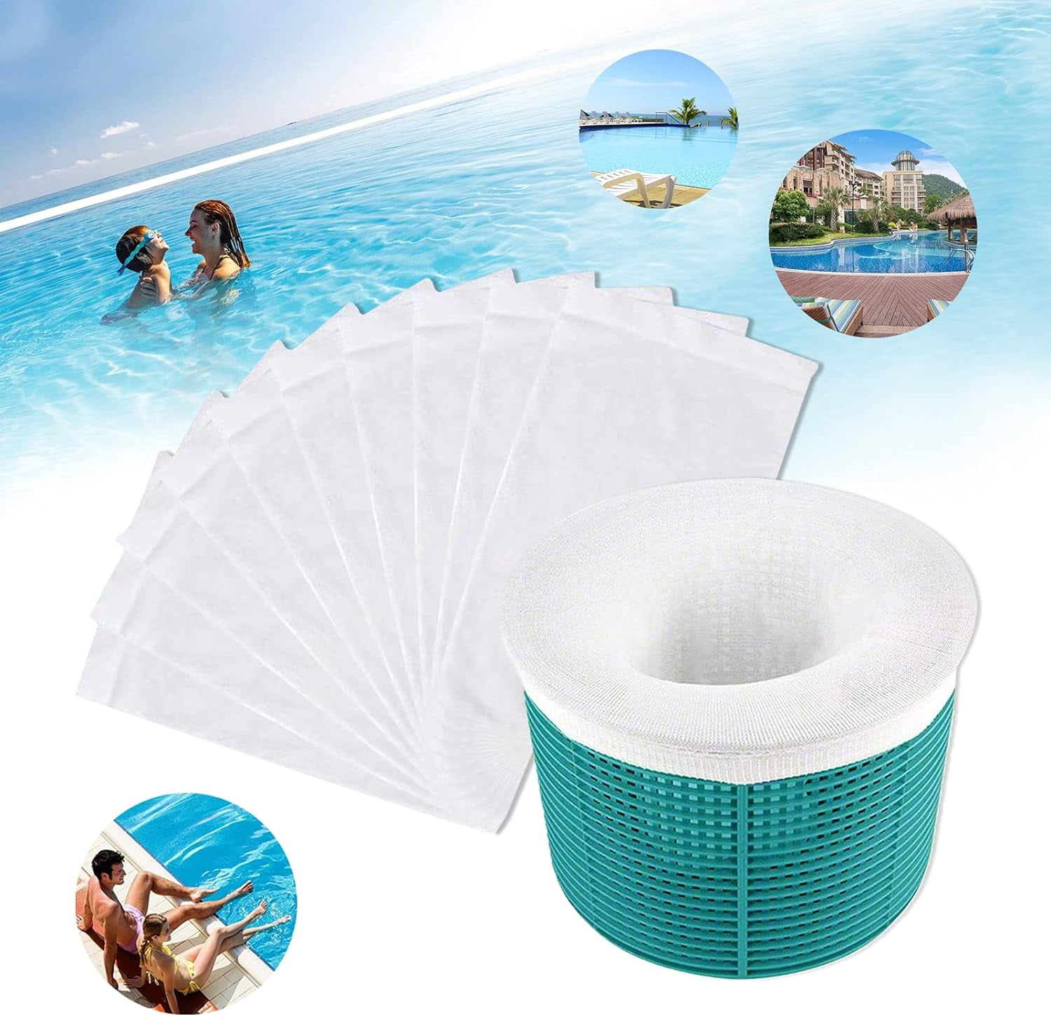 Pool Filter Sock丨Pool Skimmer Socks丨Pool Skimmer Socks- Filter Savers ...