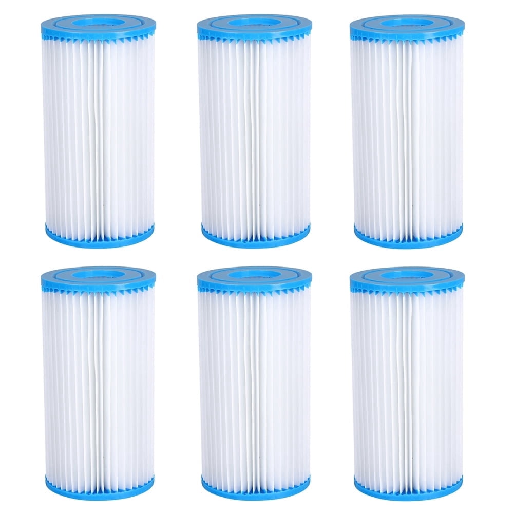 Pool Filters Size A or C for Summer Waves, 6 Pack Type A or C Pool ...