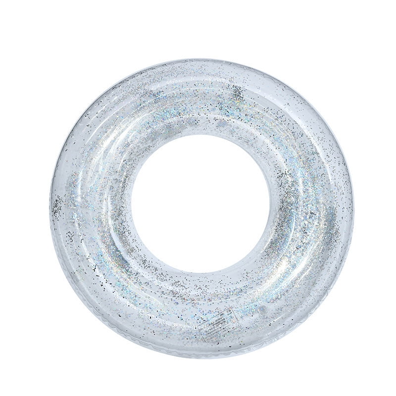 Pool Float 32.5" Swim Ring, Pool Floats Kids Summer Glitter Pool Tube ...