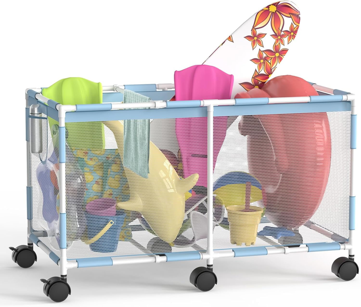 Pool Float Holder Storage, 235 Gallon Pool Storage Bins Outdoor ...