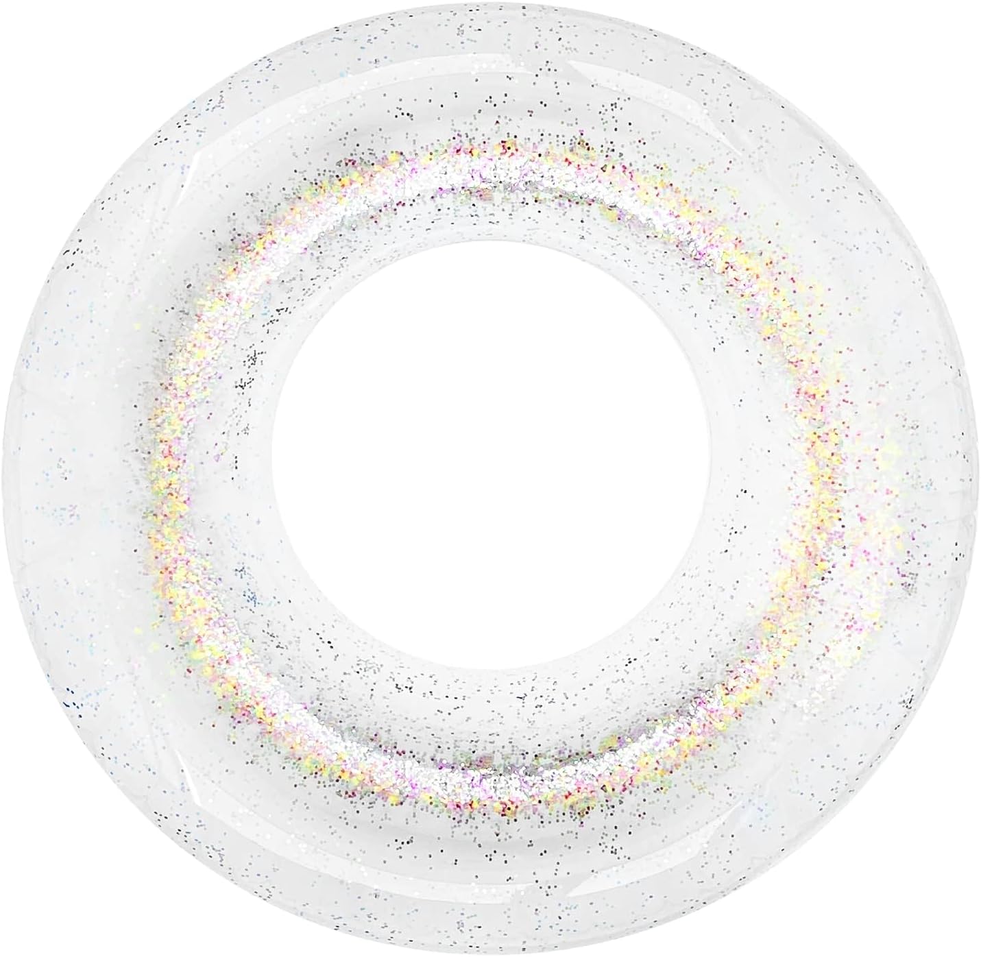 Pool Float, Pool Floats Kids Summer Glitter Pool Tube with Confetti ...