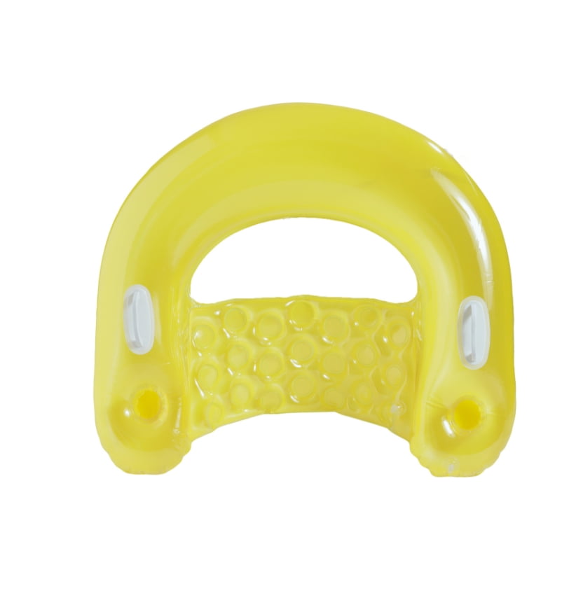 Pool Float: Pool Lounge with Built-in Cup Holders – Heavy-Duty Handles ...