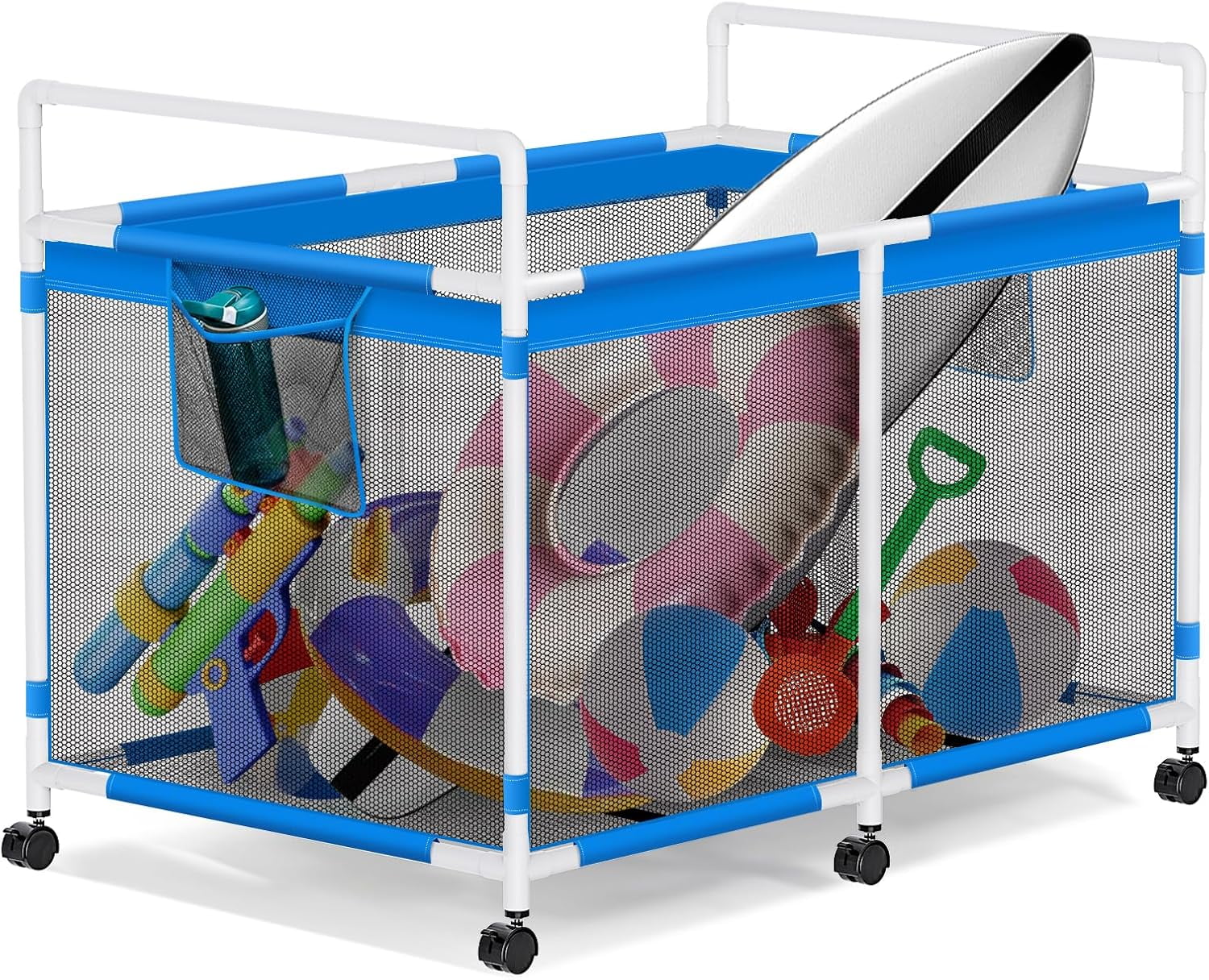 Pool Float Storage, 235 Gallons Pool Toy Storage Bin (69" L x 35" W x ...