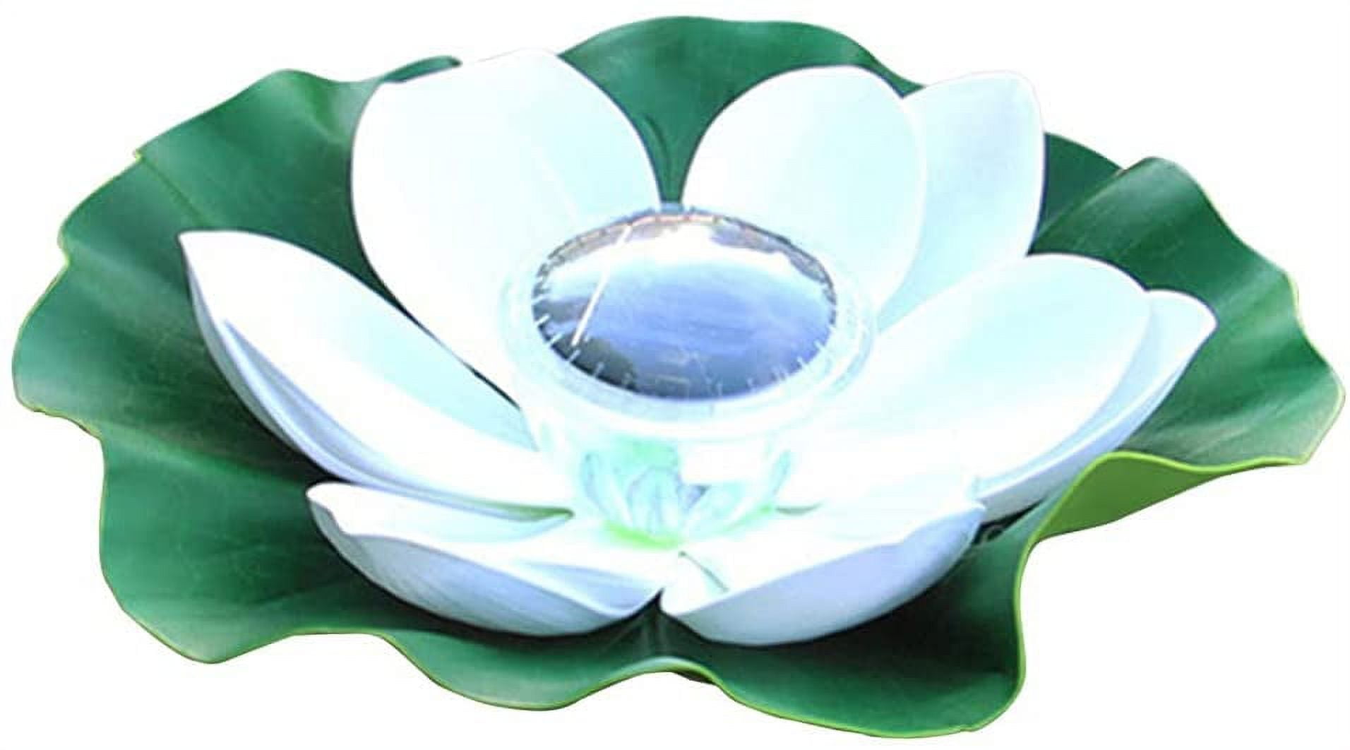 Pool Floating Lamp Solar Lotus Lights Waterproof Led Flower Garden ...