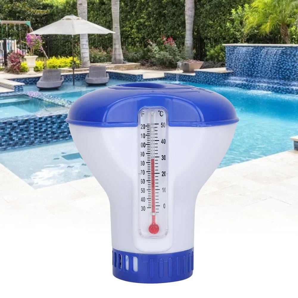 Pool Floating Tablet Dispenser，Floating Swimming Pool Chemical Chlorine ...