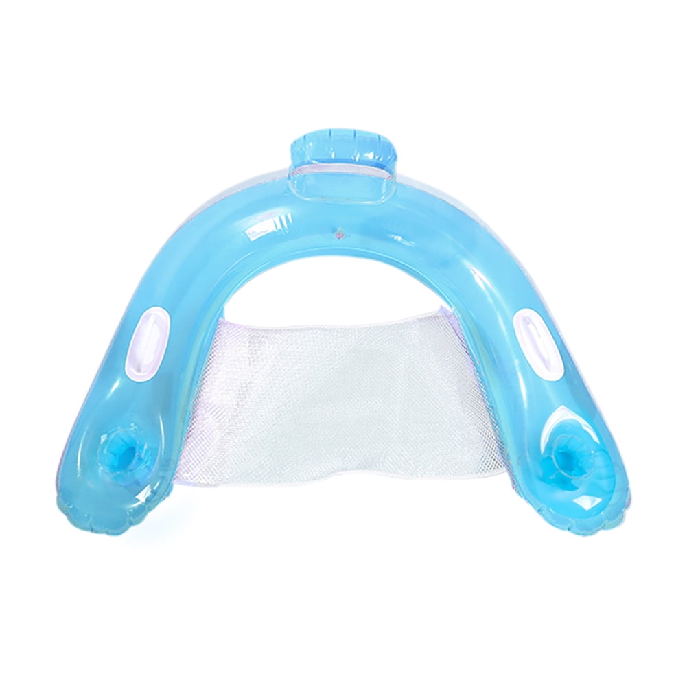 Pool Floats Adult, Inflatable Mesh Bed Float Recliner, PVC Foldable ...