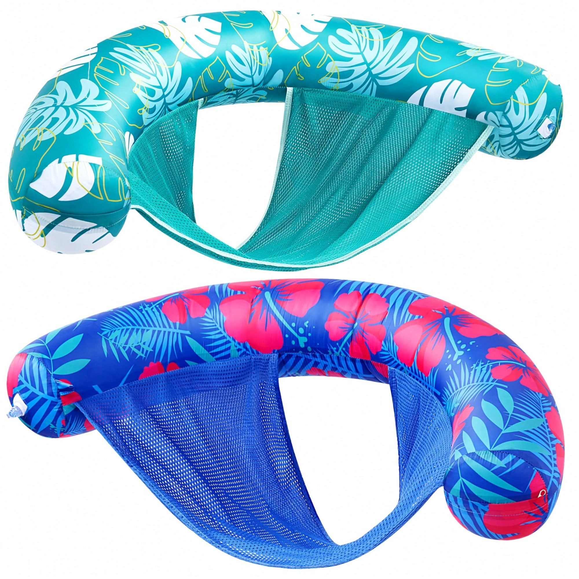 Pool Floats Chairs Adult,2 Packs Inflatable Noodle Chair With Sling ...