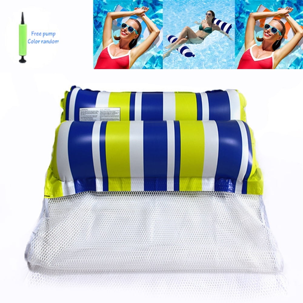 Pool Floats Cshid Inflatable Swimming Pool Loungers Water Hammock Free ...