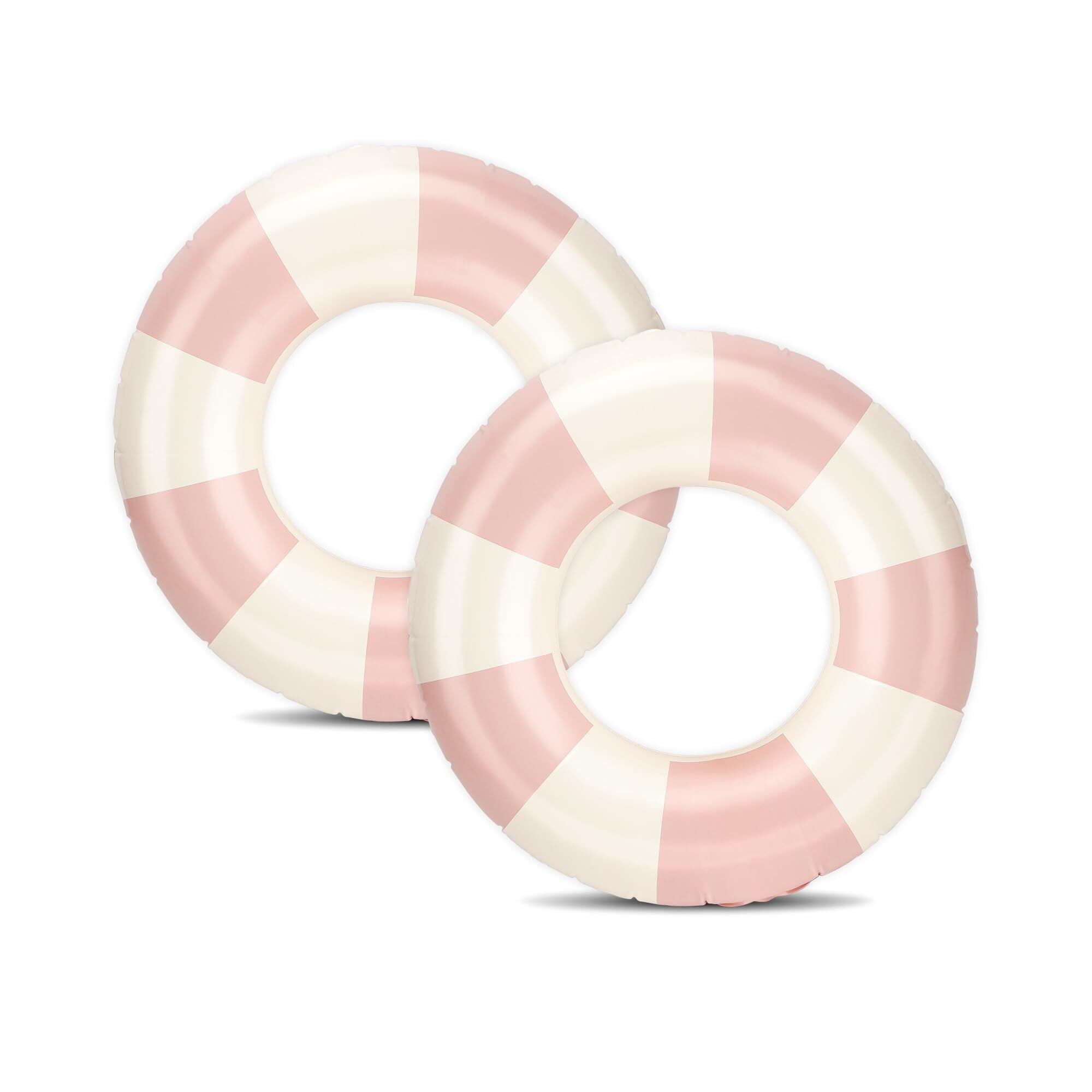 Pool Floats Kids, 2 Pack Pool Tubes, Inflatable Swim Rings, Round ...