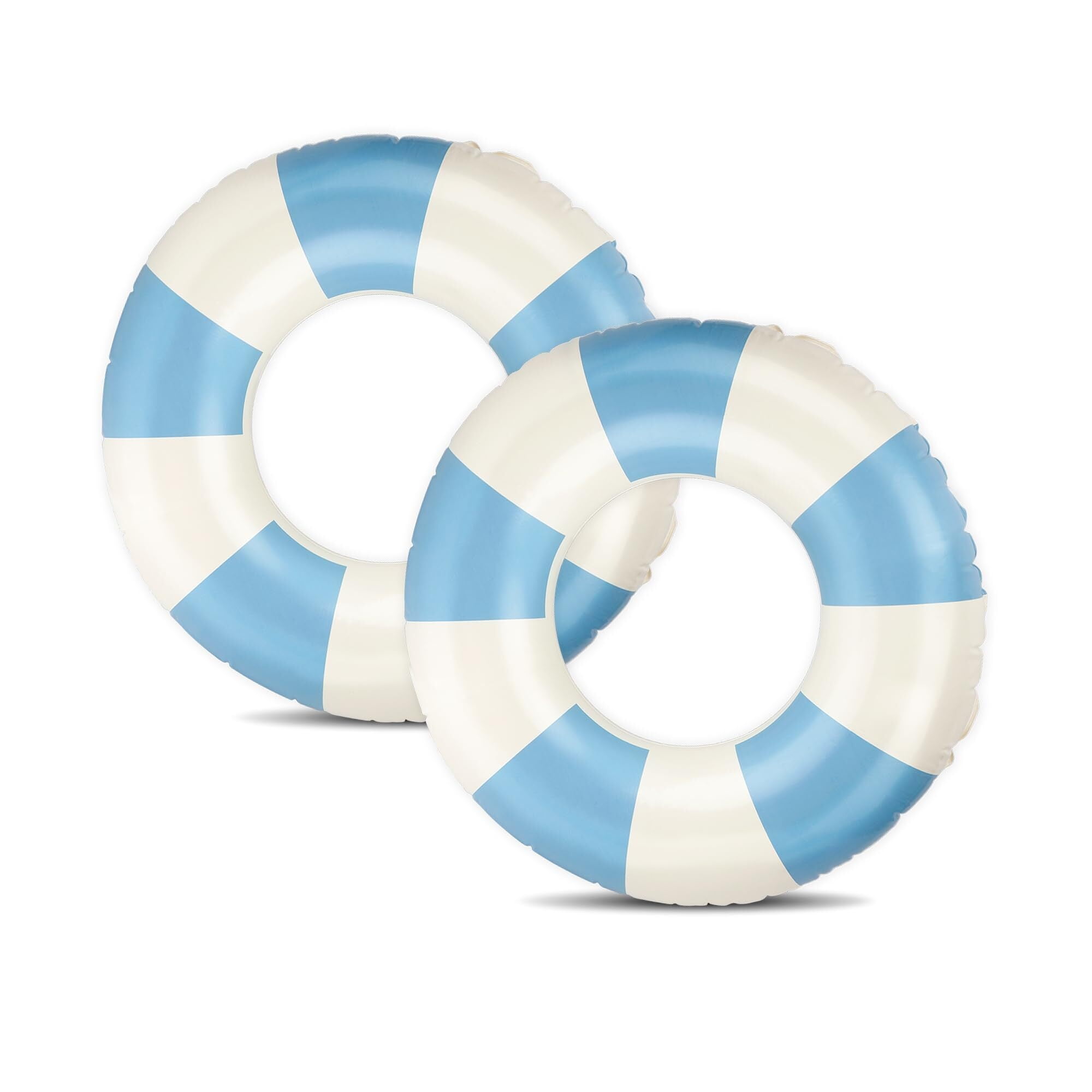 Pool Floats Kids, 2 Pack Pool Tubes, Inflatable Swim Rings, Round ...
