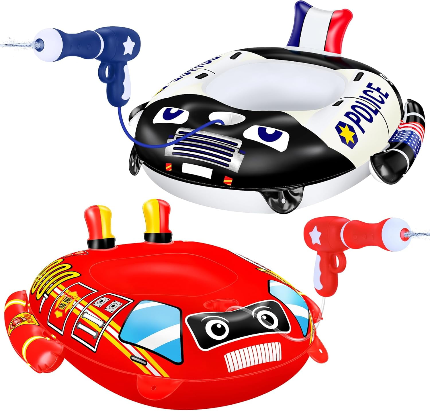 Pool Floats Kids with Water Gun, Toddler Pool Float, Ride-on Pool Toys ...