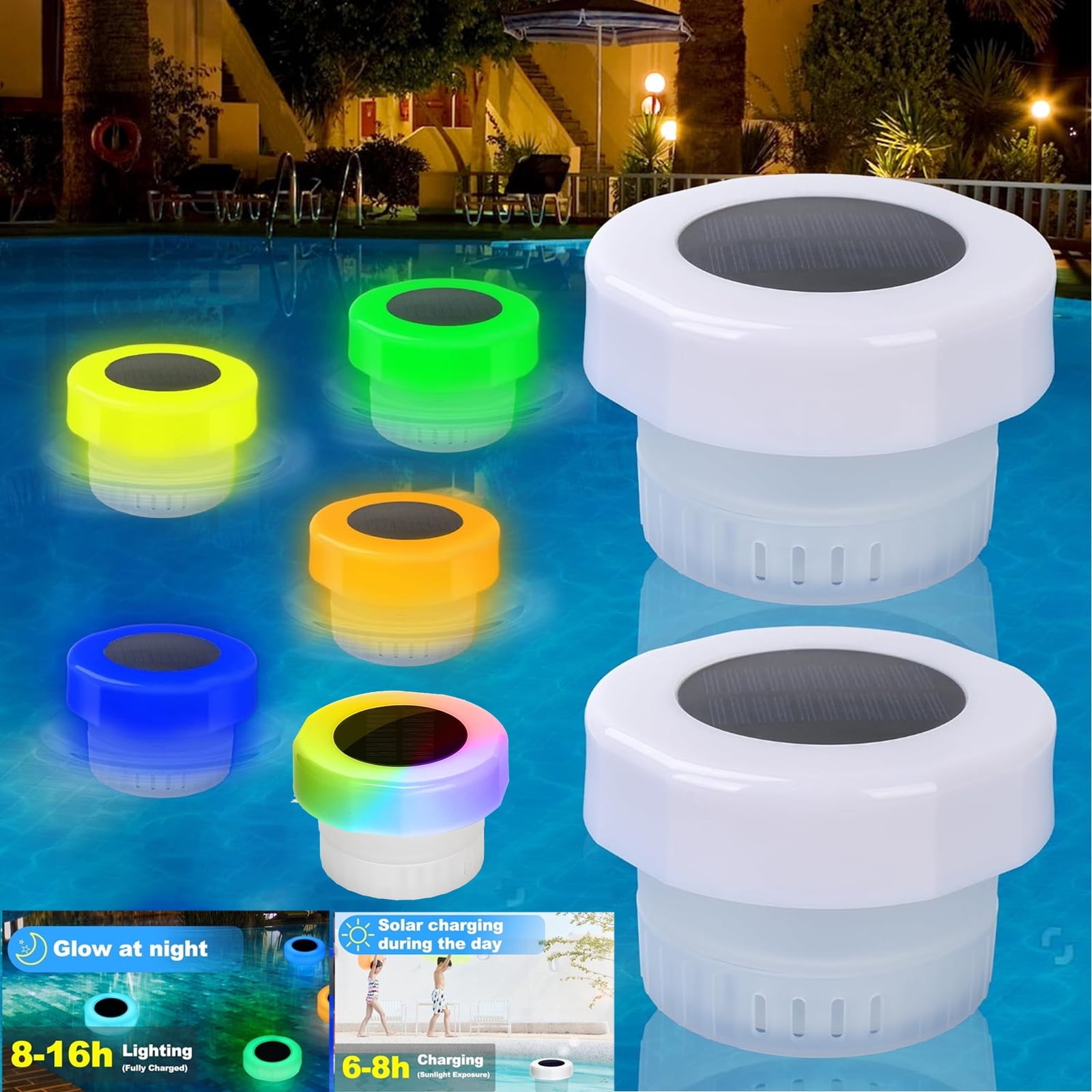 Pool Floats Pool Chlorine Floater Solar Pool Chlorine Floater With ...