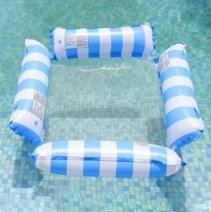 Pool Floats, Upgraded 4-in-1 Inflatable Water Hammock, Pool Toys for ...