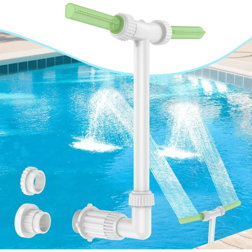 Pool Fountain for Above-ground Pool & Inground Pool Outdoor Waterfall ...