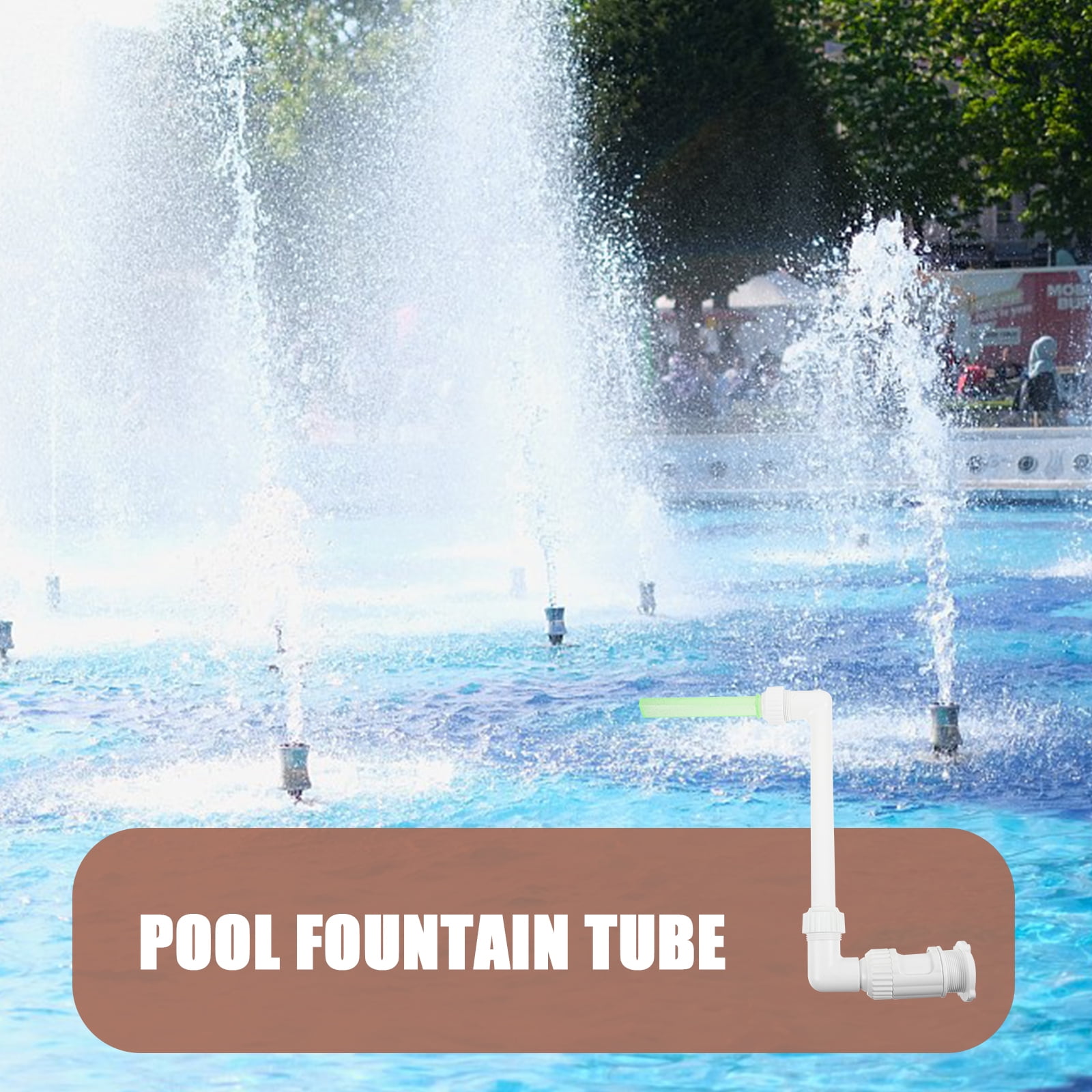 Adjustable Fountain Tube PVC Assorted Color 1 Set - Walmart.com