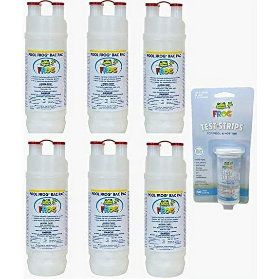 Pool Frog Chlorinator Bac Pac Refill 6-Pack - Model 5051 for 6100-5600 ...
