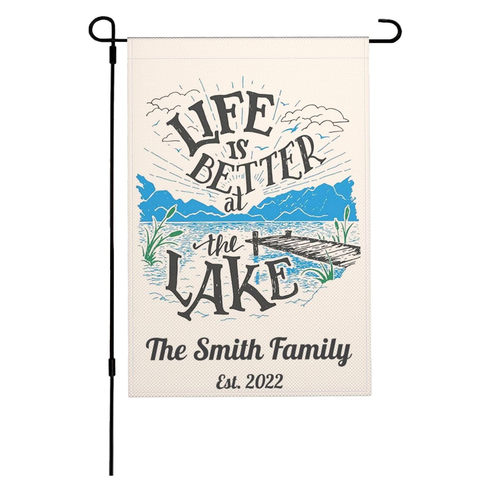 Pool Garden Flag Swimming Pool Yard Flags House Banner Home Rustic ...