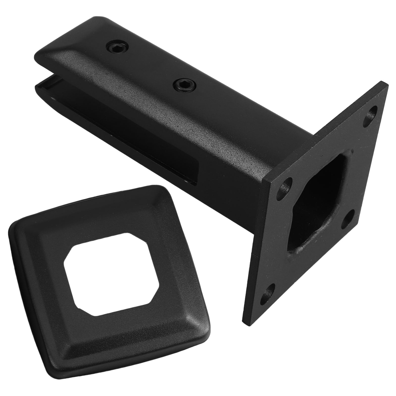 STRANDCHIC Black Stainless Steel Glass Railing Clamp for Stairs, Heavy ...