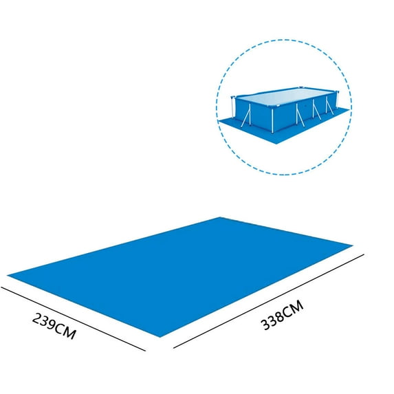 Pool Ground Pad,Foldable Waterproof Ground Cloth,Pool Floor Protector ...
