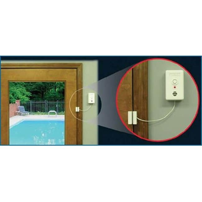 PoolGuard DAPT-2 Water Hazard Pool Door Alarm, White - Walmart.com