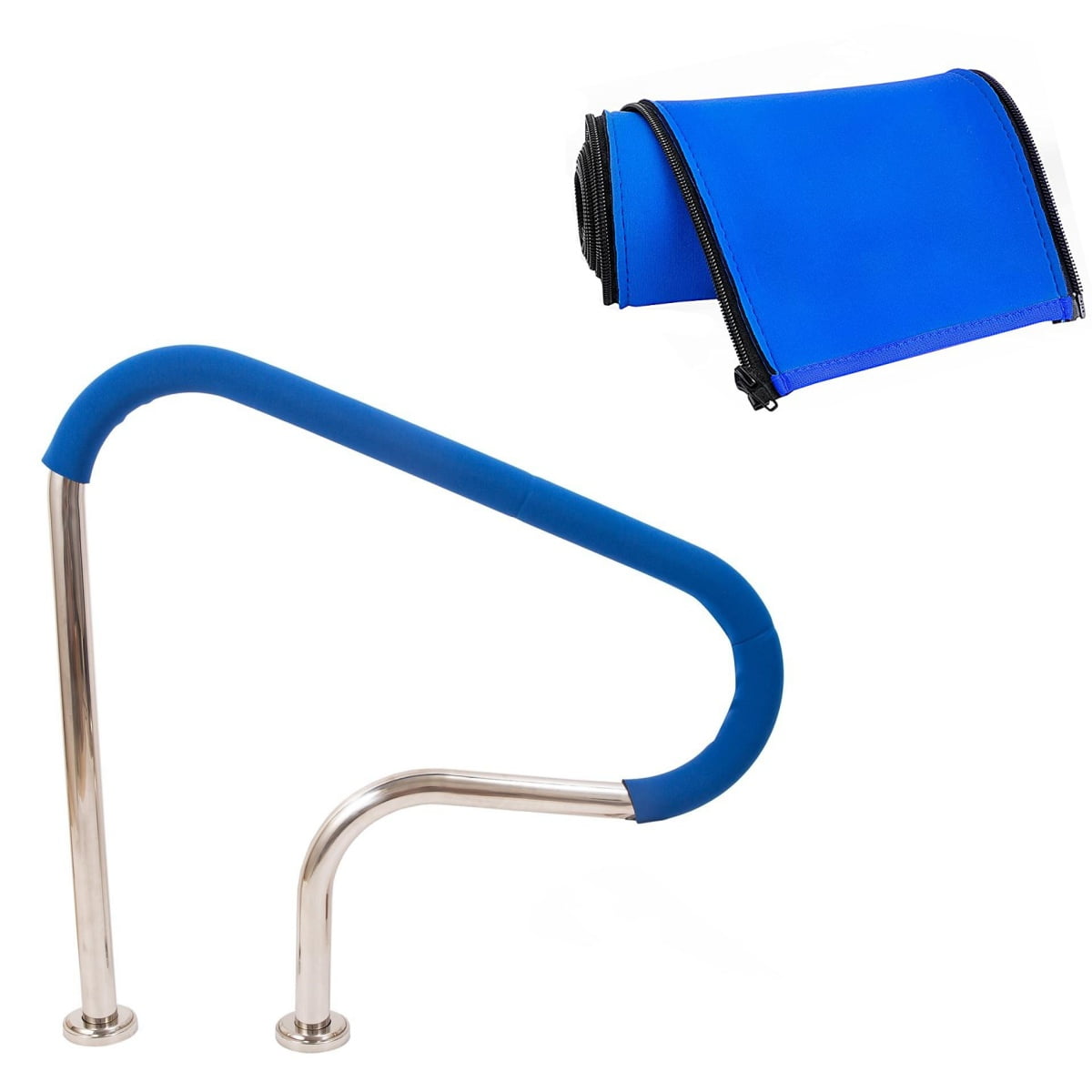Pool Handrail Covers, 6ft Neoprene Pool Railing Covers with Zipper ...