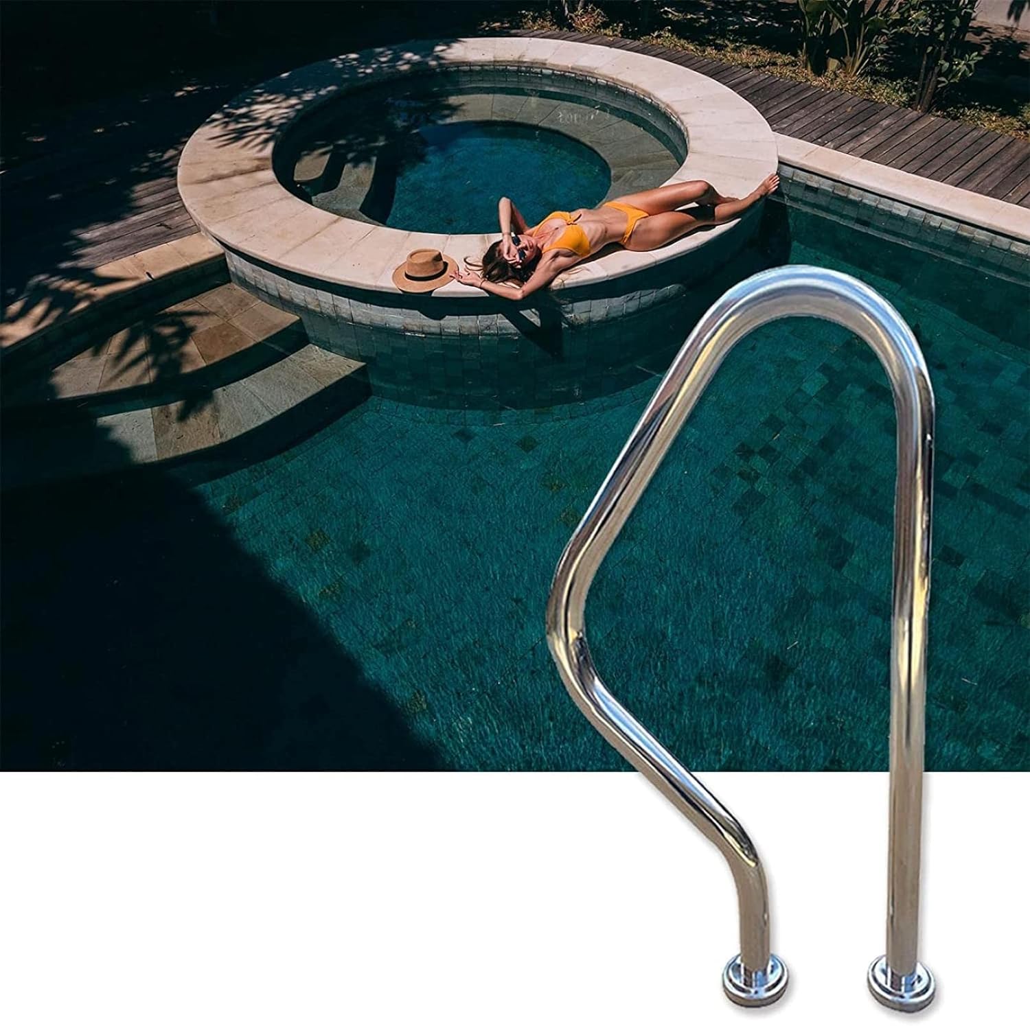 Pool Handrail Grab Bars For Outdoor Indoor Swimming Pools,Stainless ...