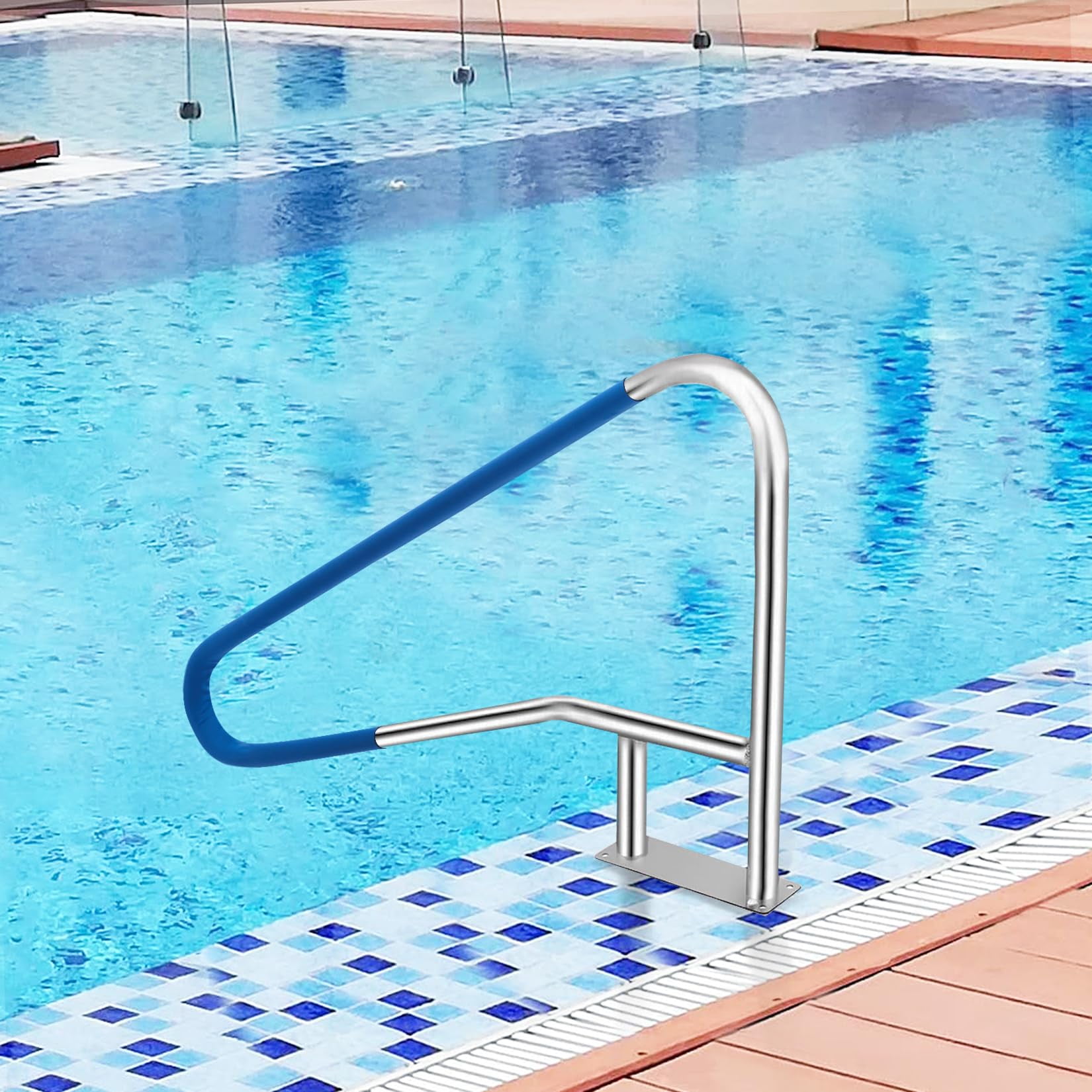 Pool Handrail, Pool Railings for Inground Pools, Swimming Pool Safety ...