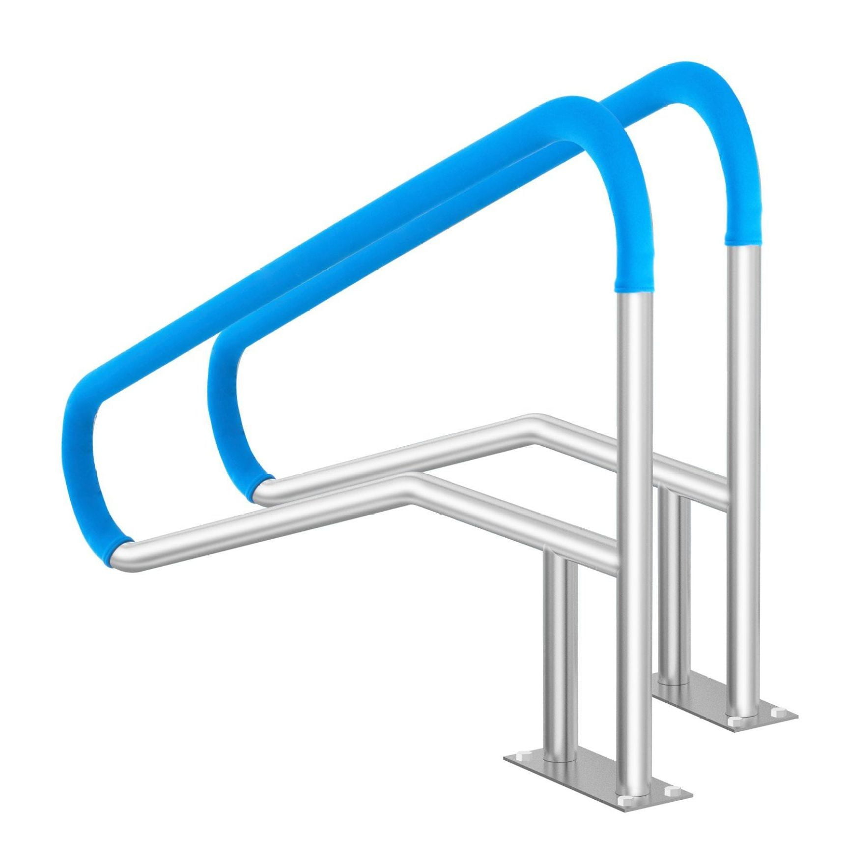 Pool Handrails 2 Pack, Stainless Steel 55" Handrail for Spas, Pool ...