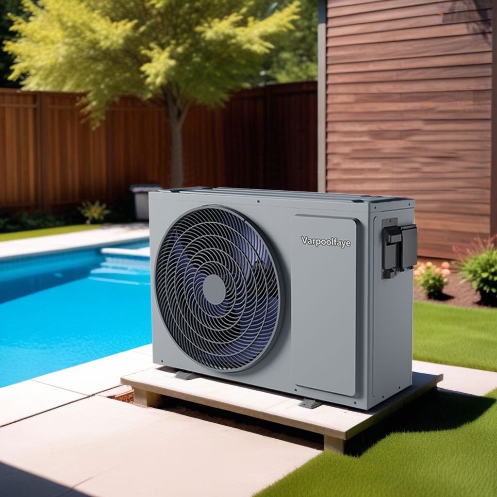 Pool Heat Pump for 7000 Gallons Swimming Pool, 27000 BTU Electric Pool ...