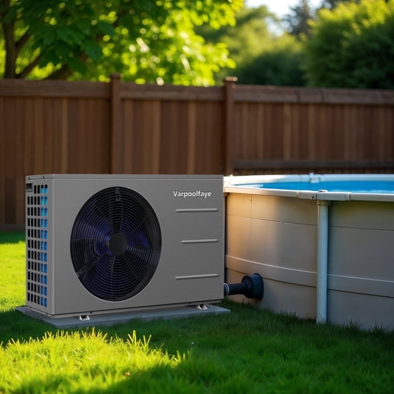 KFFKFF Electric Pool Heat Pump 70730 BTU, Efficient Heater for Above ...