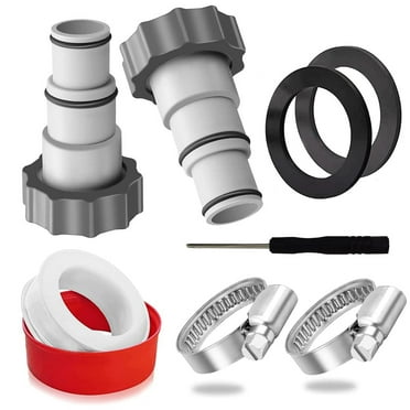 Intex Pool Filter Replacement Hose Adapter A w/ Collar for Threaded ...