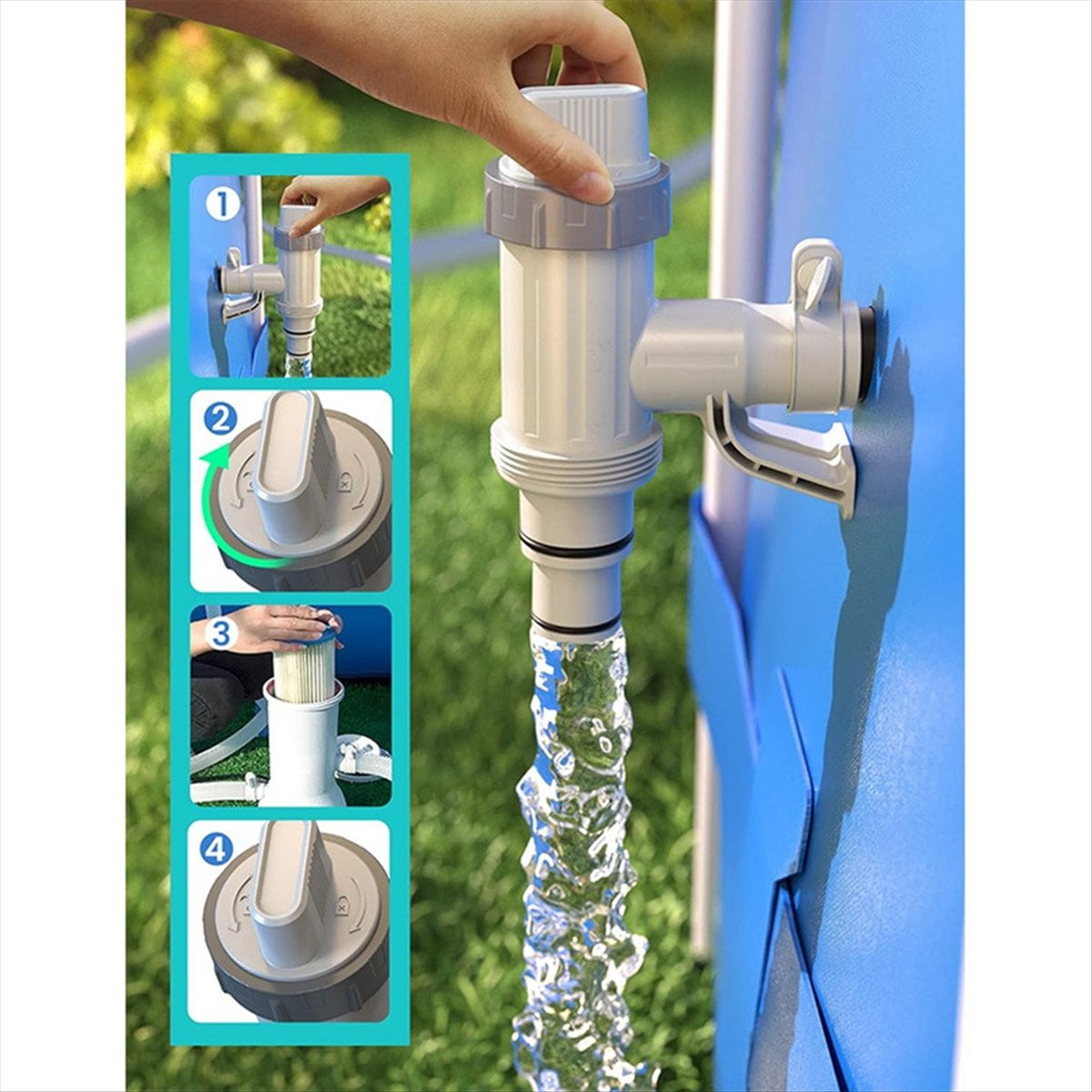 Pool Hose Adapter, Swimming Pool Replacement Parts Pool Hose Bracket ...