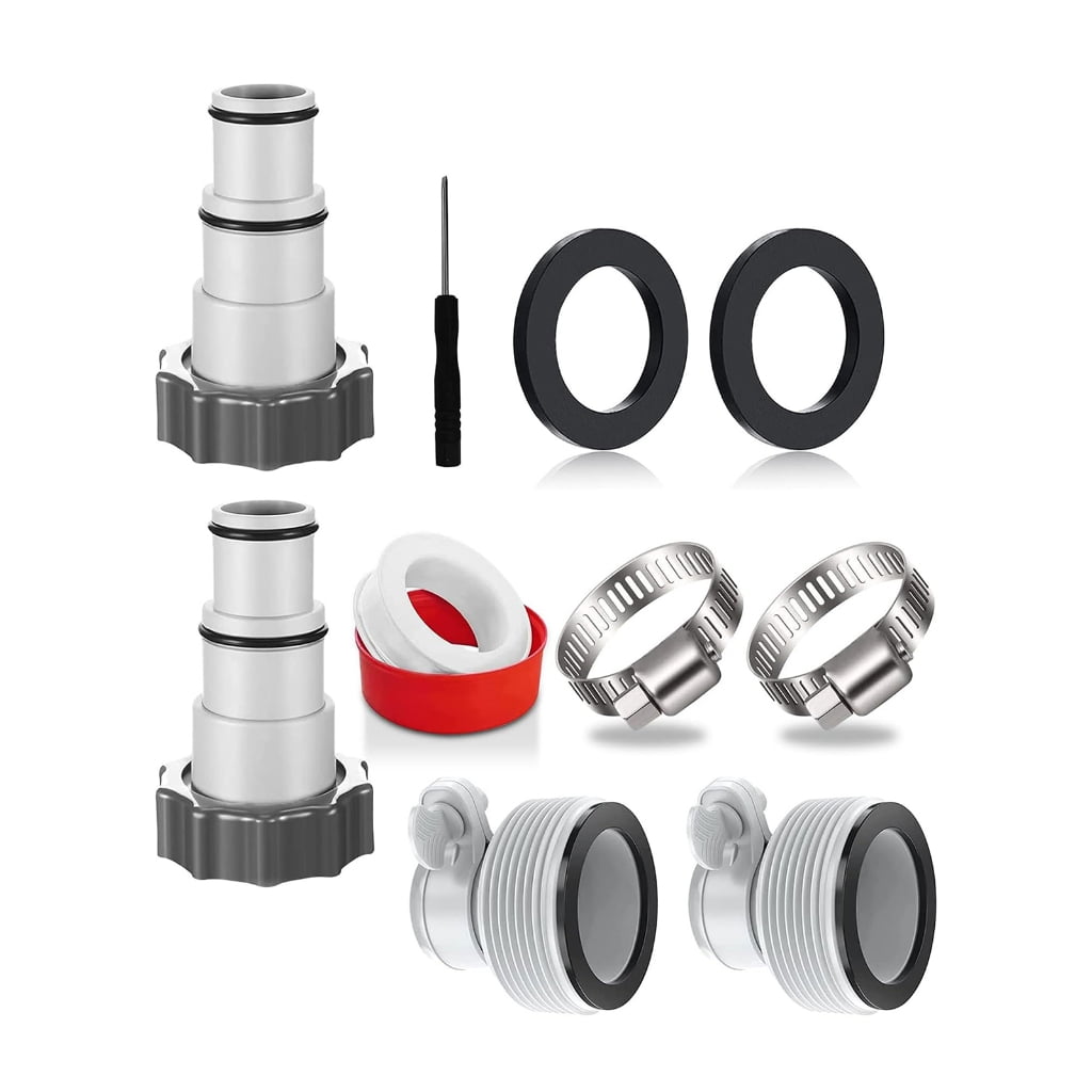 Pool Hose Connector 1.25" to 1.5" Hose Adapter Pool Pump Hose Adapter ...