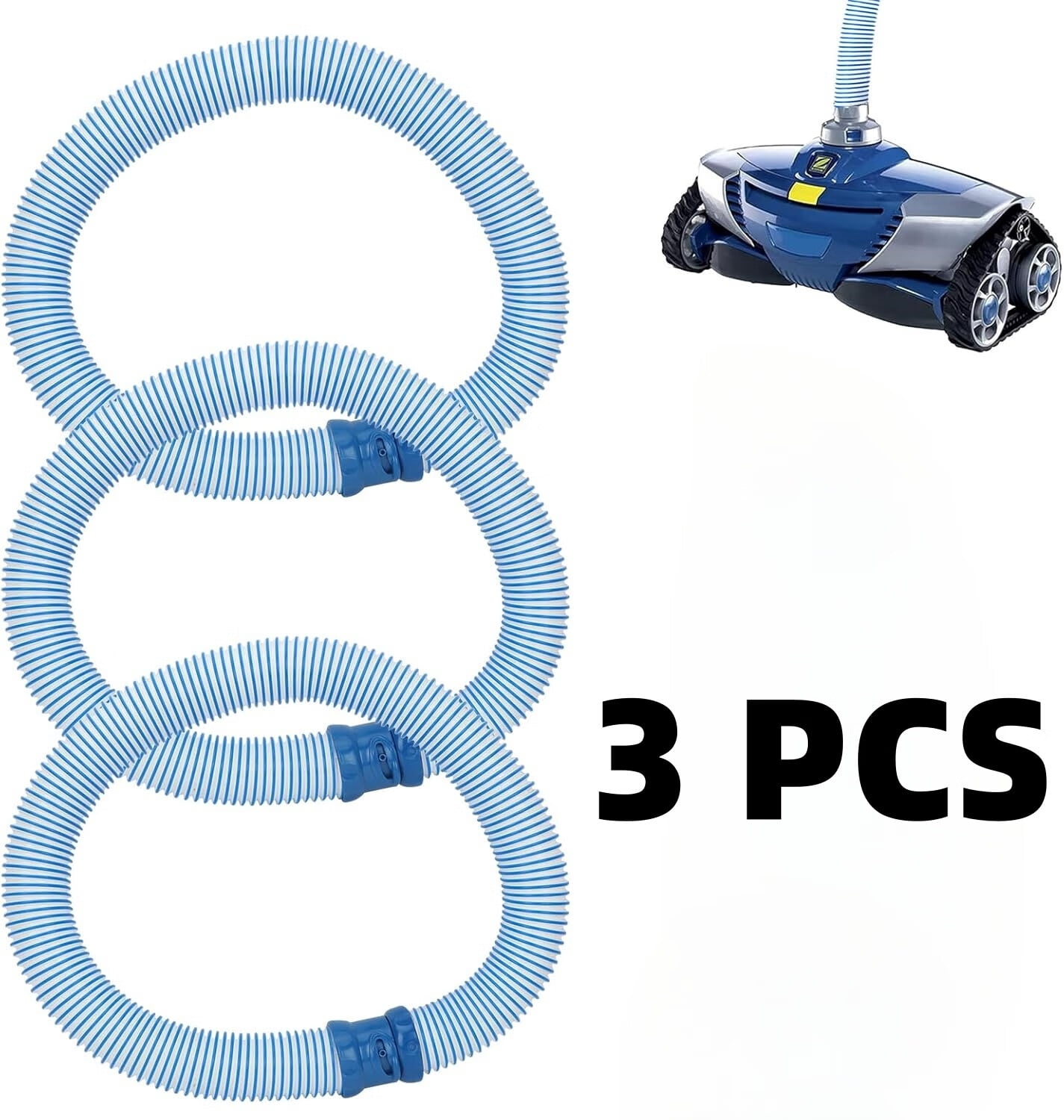 Pool Hoses,3 Pack Pool Pump Replacement Hose,Compatible with Zodiac MX6 ...