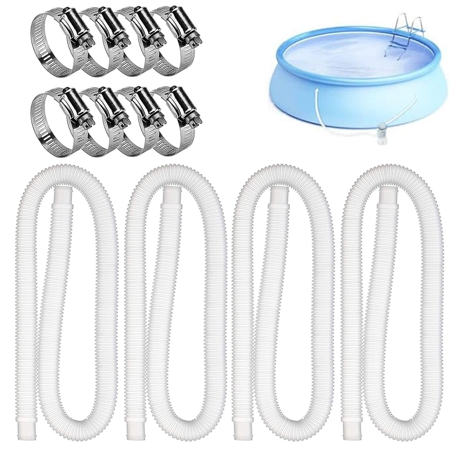Pool Hoses for Above Ground Pools, Pool Filter Pump Hoses Compatible ...