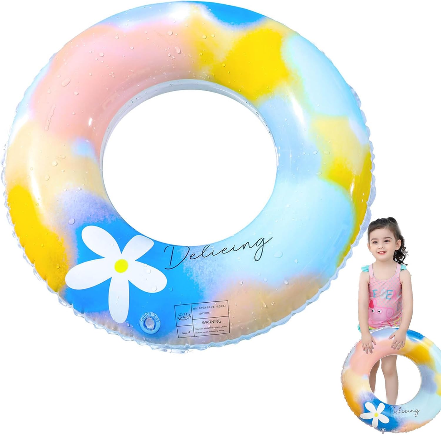 Pool Inflatable Swim Ring Inflatable Ring Pool Floats Rubber Ring for ...