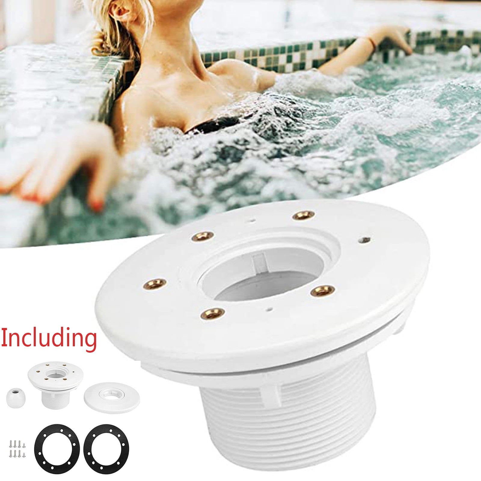 Pool Jet Nozzles, 360° Rotatable Swimming Pool Massage Nozzle ...