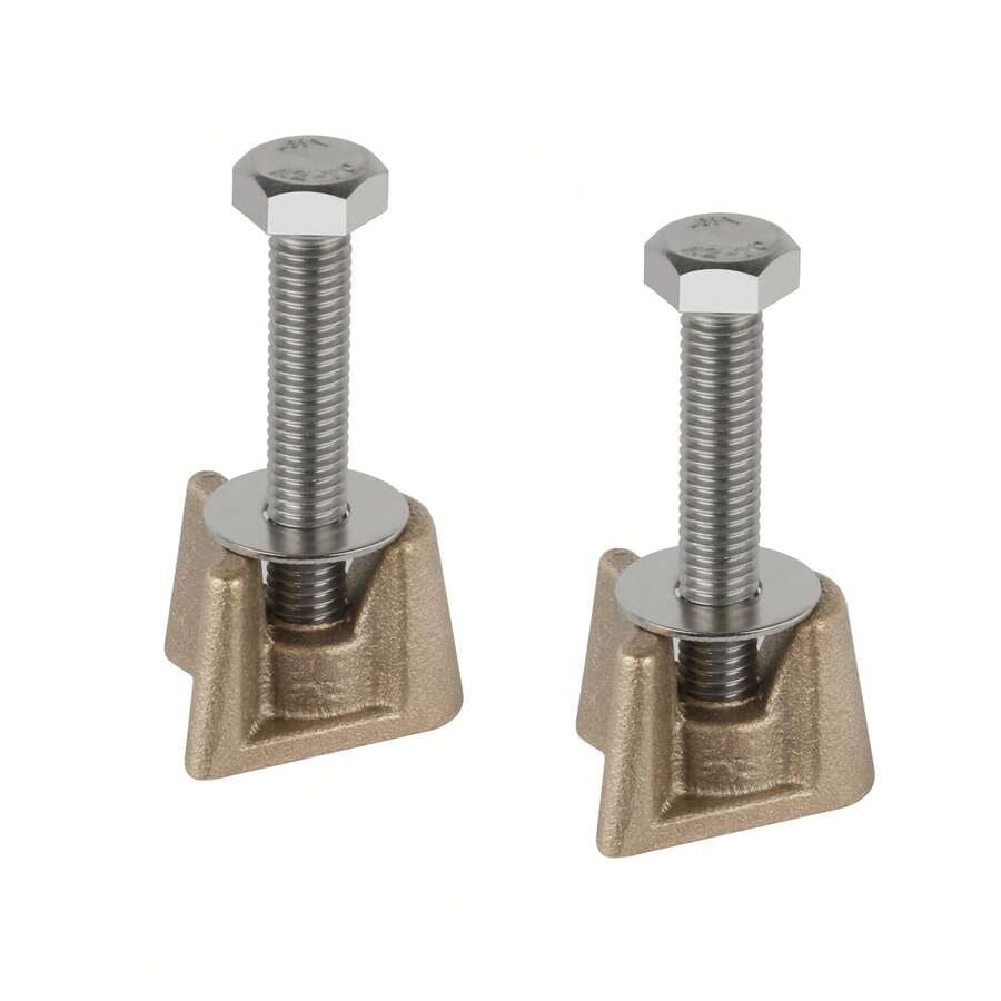 Pool Ladder Anchor Wedge Assembly, 4 Inch Bronze Inground Pool Rail ...