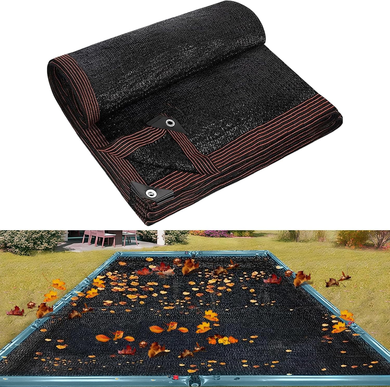 Pool Leaf Net Cover- Leaf Netting for Inground and Above Ground ...