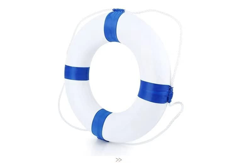 Pool Life Ring 20.5 in,Life Preserver Ring Foam Buoys-Ring Buoy with ...