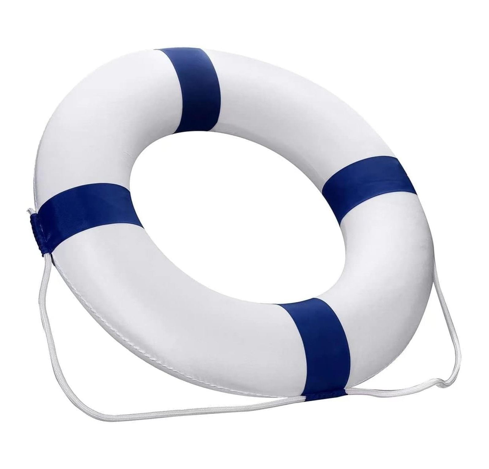 Pool Life Ring 20.5 in,Life Preserver Ring Foam Buoys-Ring Buoy with ...