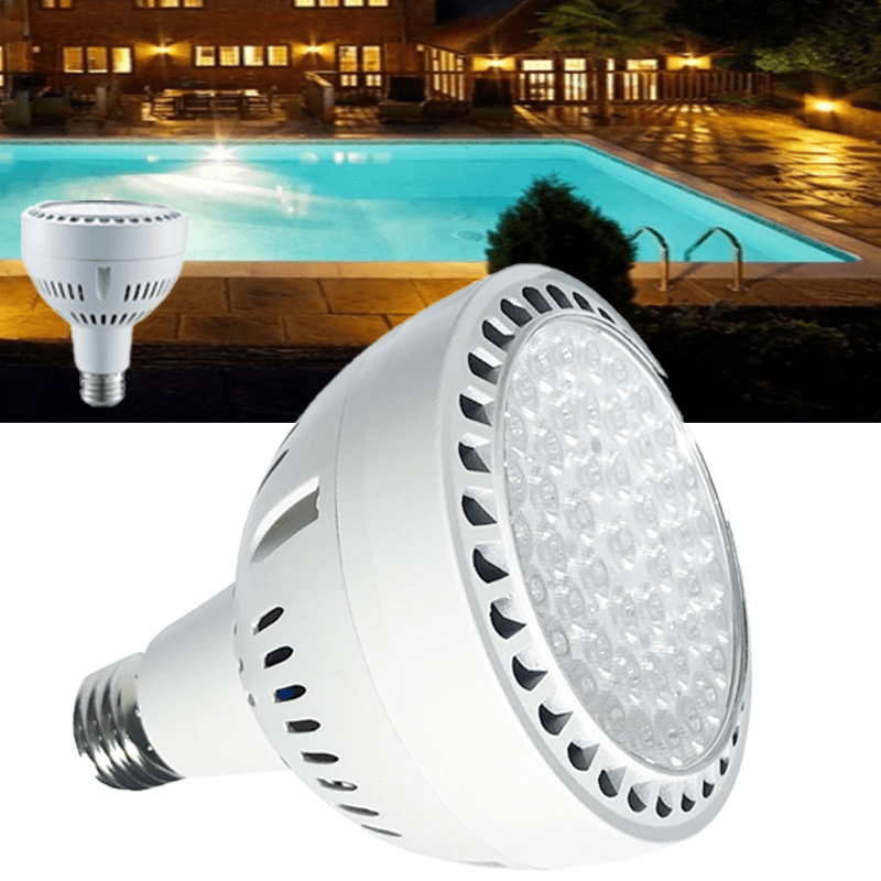 Pool Light Bulb E26 12V 65W 6500K 48pcsLED lumen lamp Daylight White ...