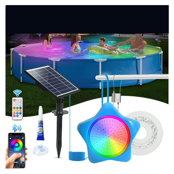 Carvin Star Bright Waterproof LED Pool Light with Remote for Above ...