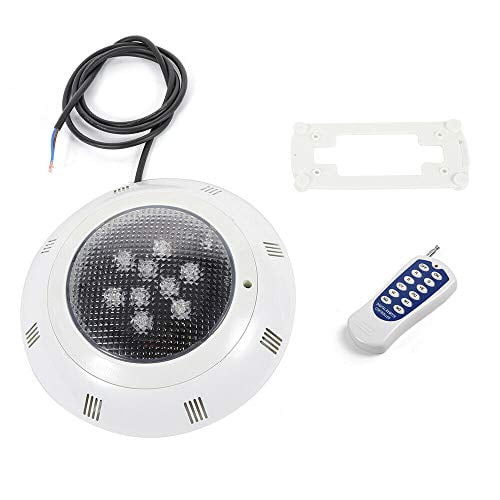 Pool Light Underwater, 12V 24W Swimming Pool Light Color-Change RGB LED Lights Waterproof IP68 ...