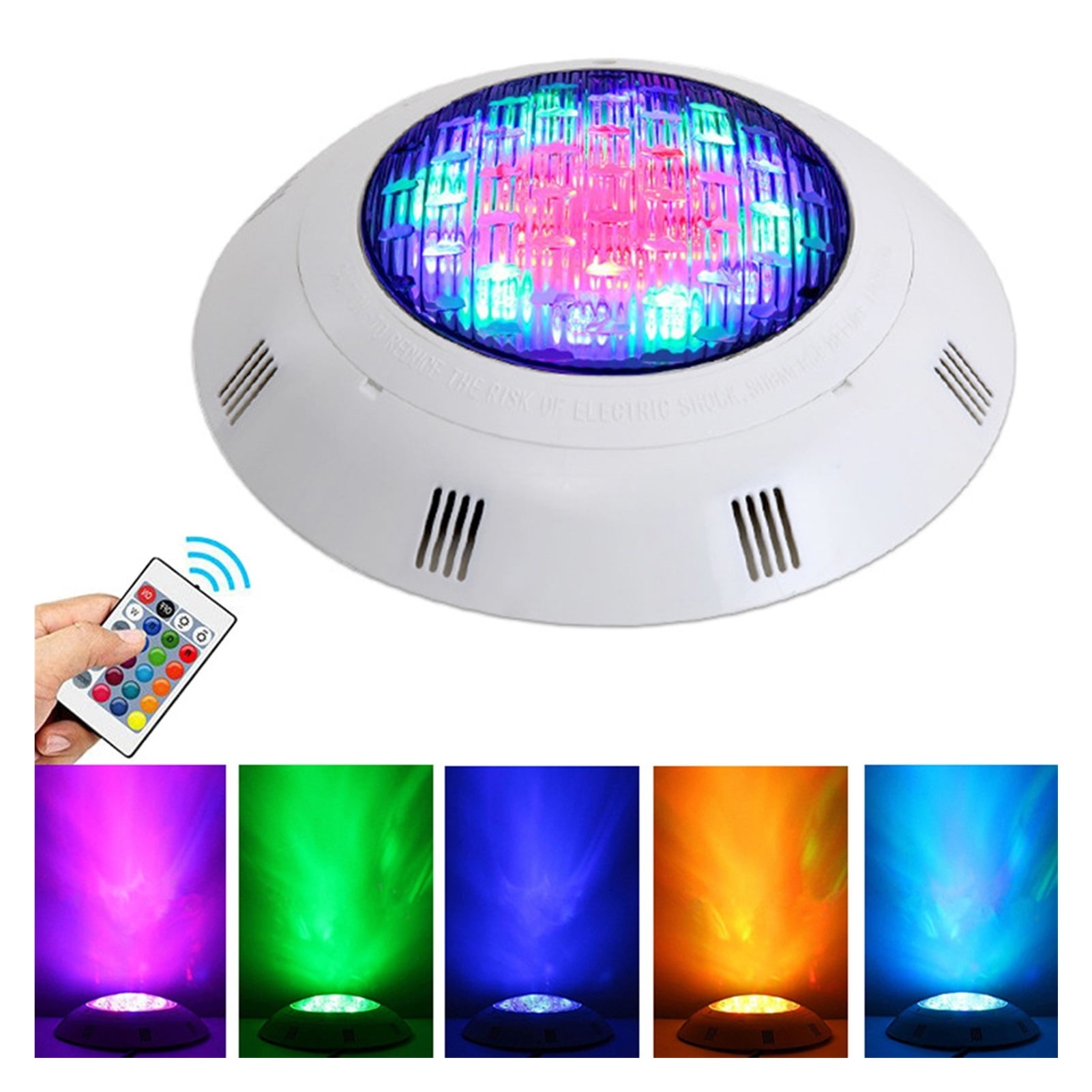 Pool Lights 24V RGB Underwater Swimming Pool Light IP68 Waterproof Spa ...
