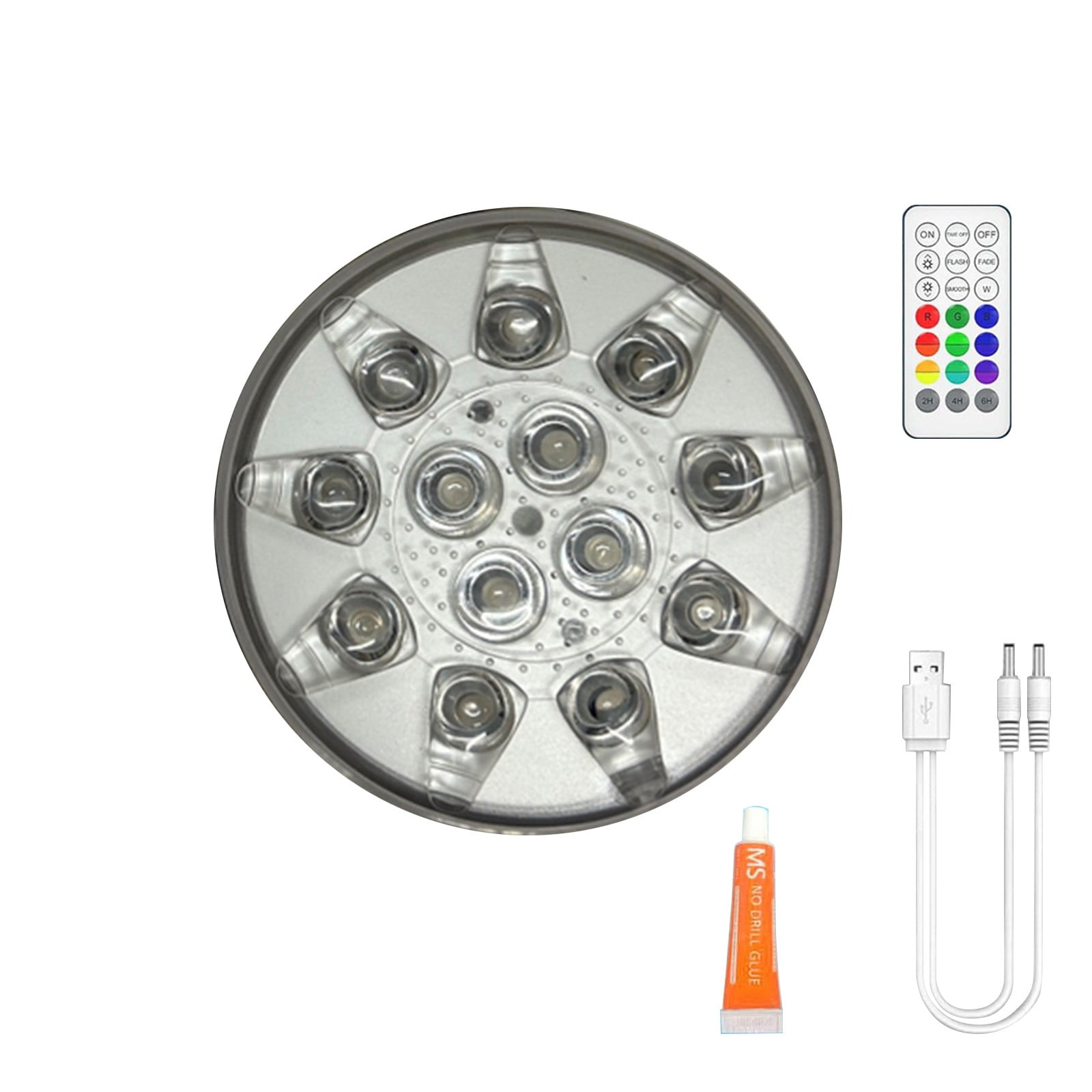 Pool Lights, Solar Submersible LED Lights, IP68 Waterproof Underwater ...
