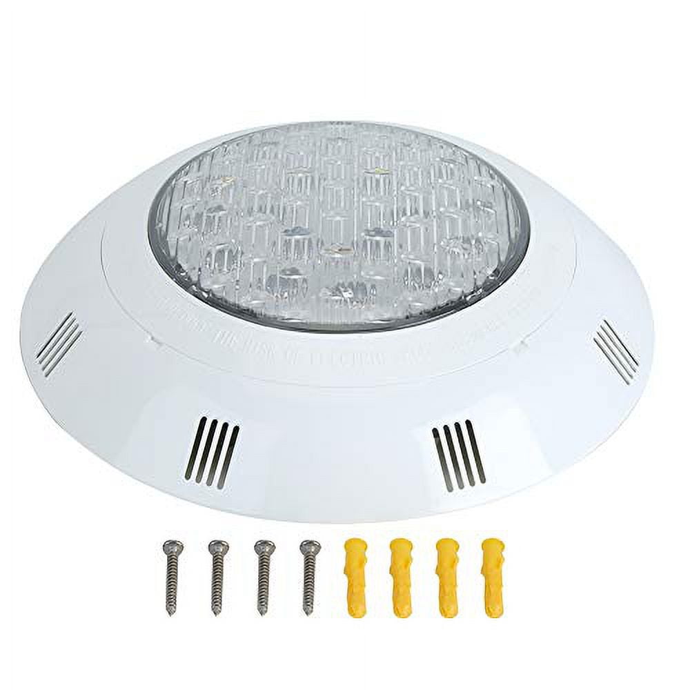 Pool Lights,plplaaoo 18W 12V Submersible Led Lights for Inground Pools ...