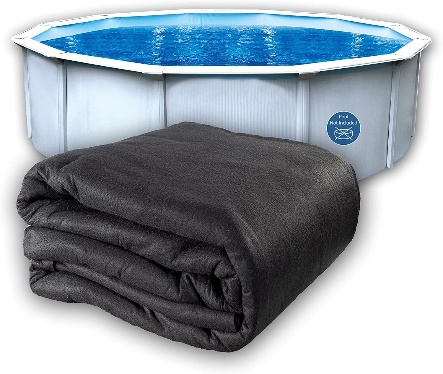 Pool Liner Pad 15/18/24 FT Round, Pool Liners for Above Ground Swimming ...